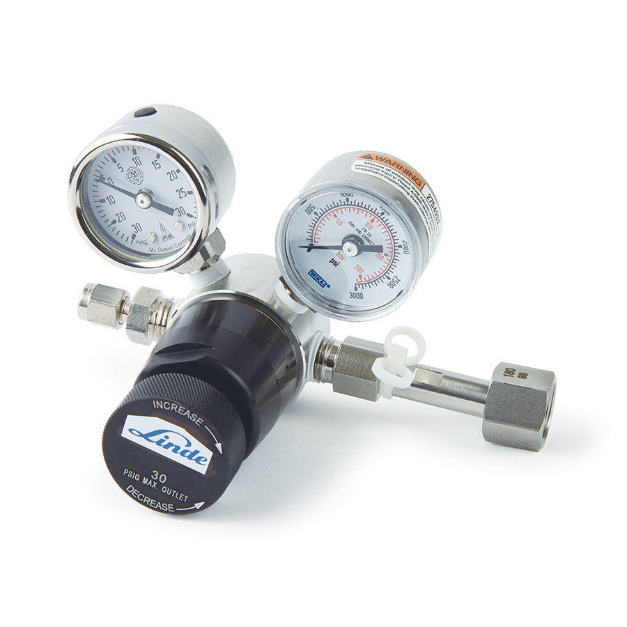 Regulator, Spectra/Linde, Mini SS High Purity 1 Stage Regulator for 6A ...